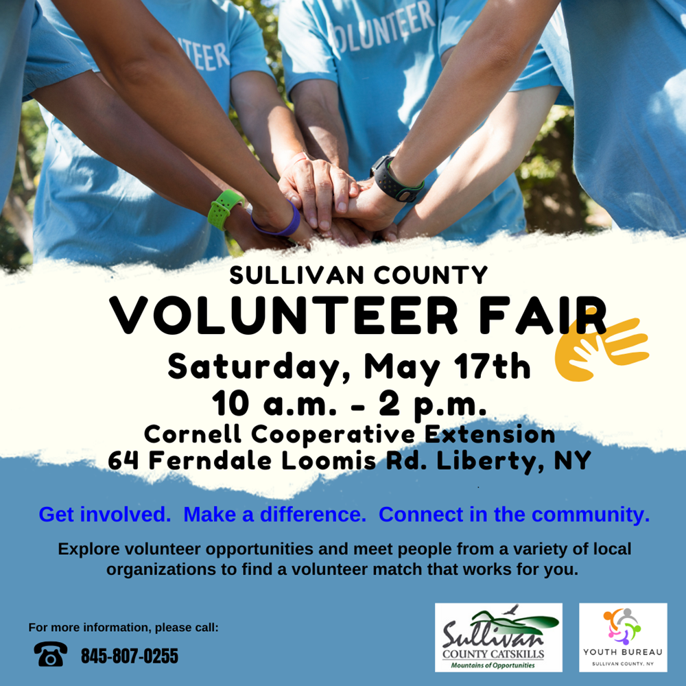 Join the First Sullivan County Volunteer Fair on May 17! | Sullivan County NY